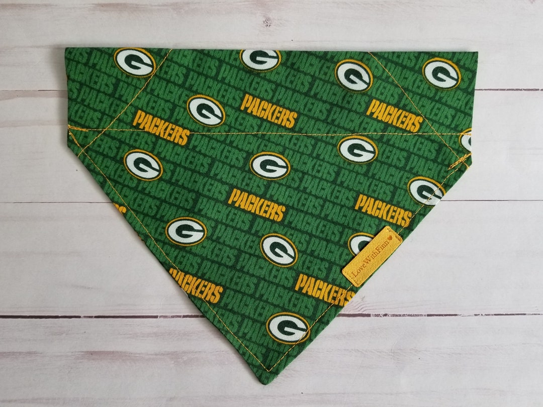 Green Bay Packers NFL Bandana/white Avail - Etsy Singapore