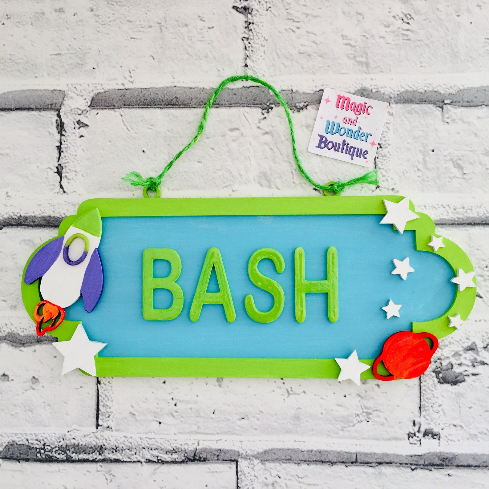 Personalised Door Sign Space Theme Street Sign Toy Story | Etsy