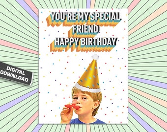 Meme birthday card | Etsy