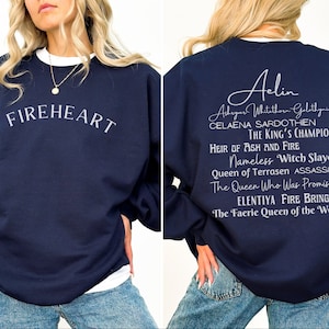 Aelin’s Alias Shirt, Officially Licensed Throne of Glass, Fireheart ...