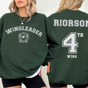 Wing Leader Xaden Riorson Sweatshirt Officially Licensed Fourth Wing ...