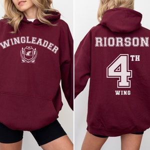 Wing Leader Xaden Riorson Sweatshirt Officially Licensed Fourth Wing ...