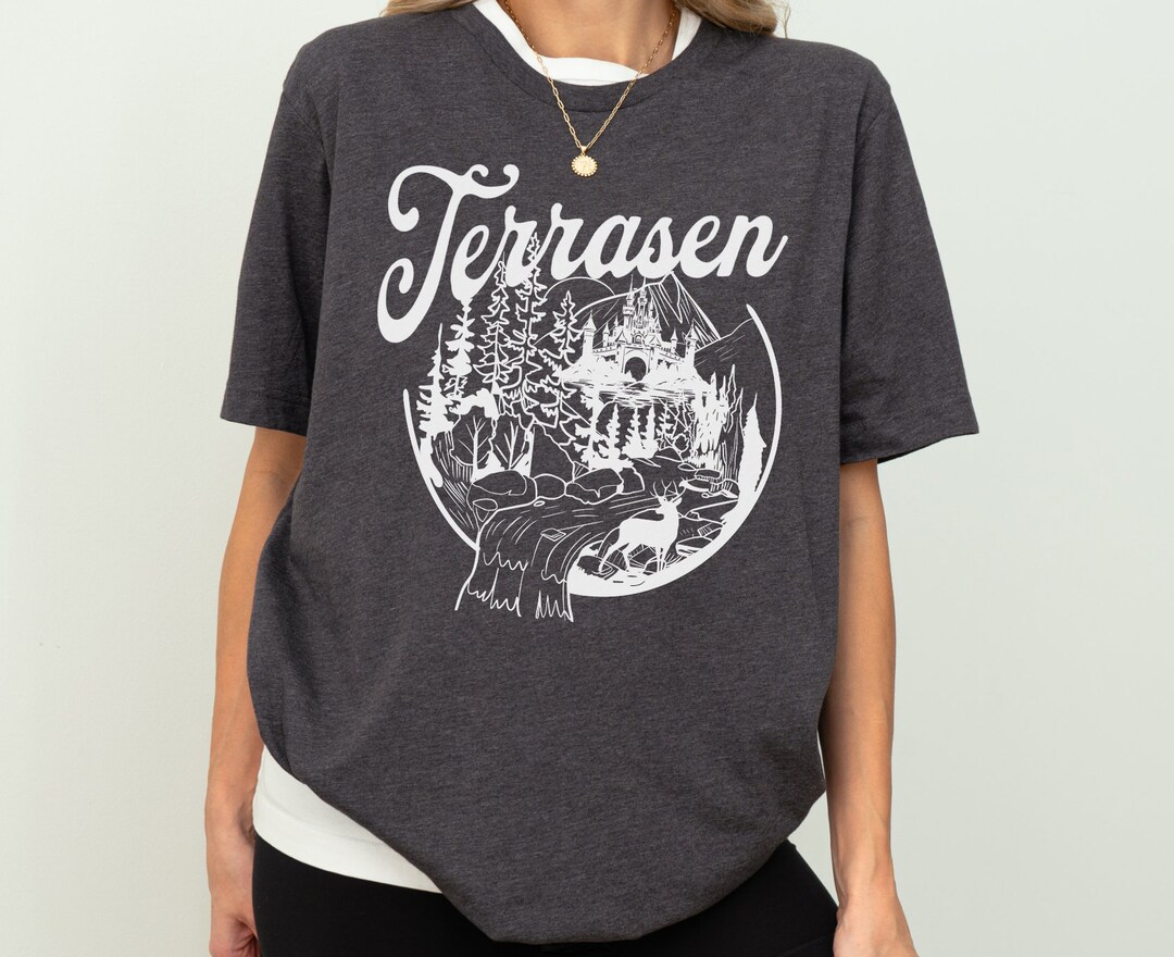 Terrasen Throne of Glass Shirt, LICENSED Sarah J Maas Merch TOG Hoodie ...