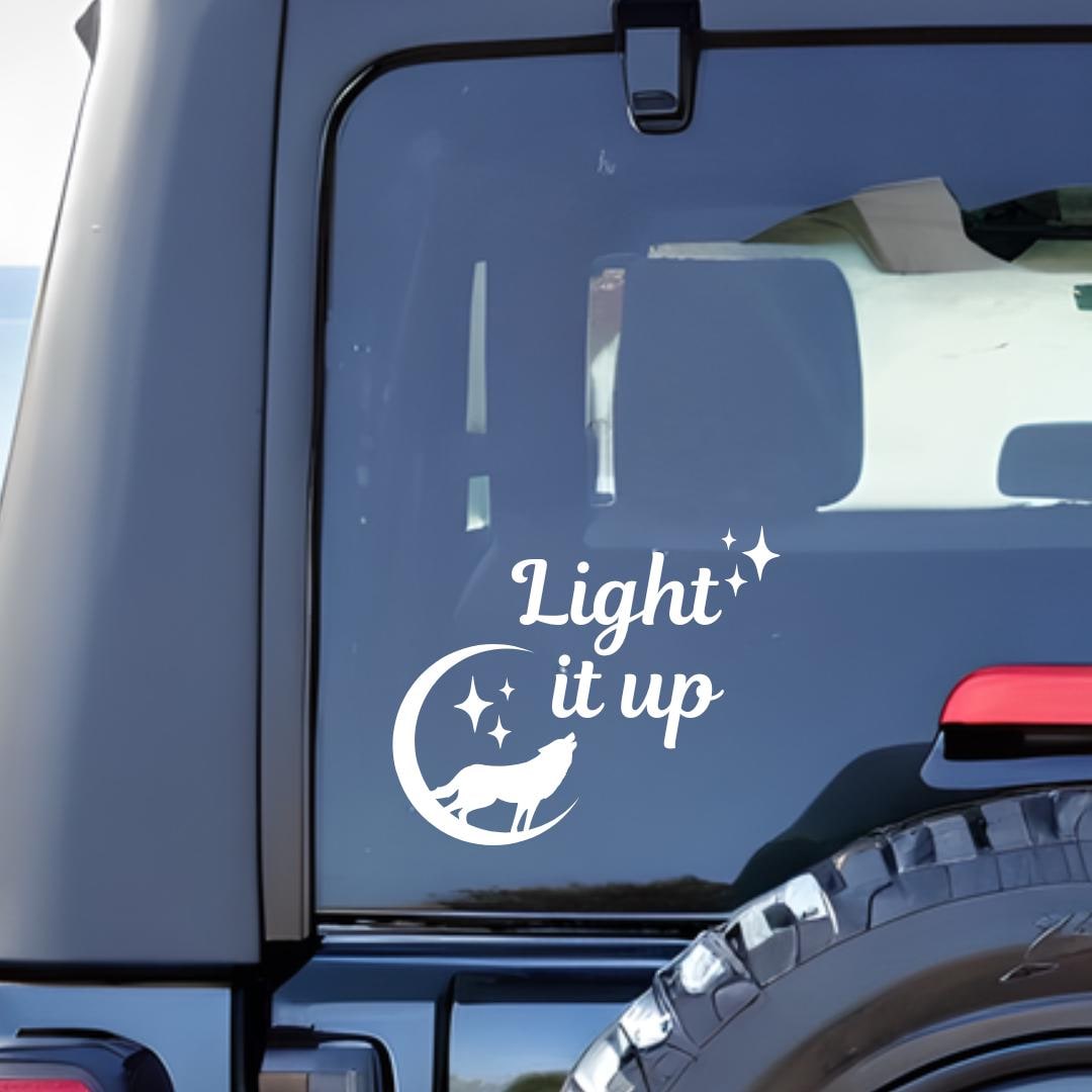 Crescent City Light It up Car Decal, UV DTF 3D Sticker, Through Love ...