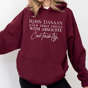 Ruhn Danaan Shirt, Licensed Crescent City Sweatshirt, Knew Three Things ...