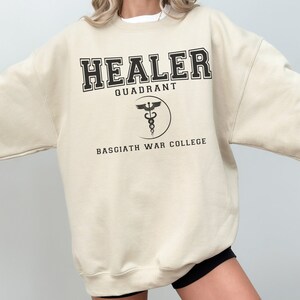 Healer Quadrant Fourth Wing Sweatshirt, Officially Licensed Fourth Wing ...