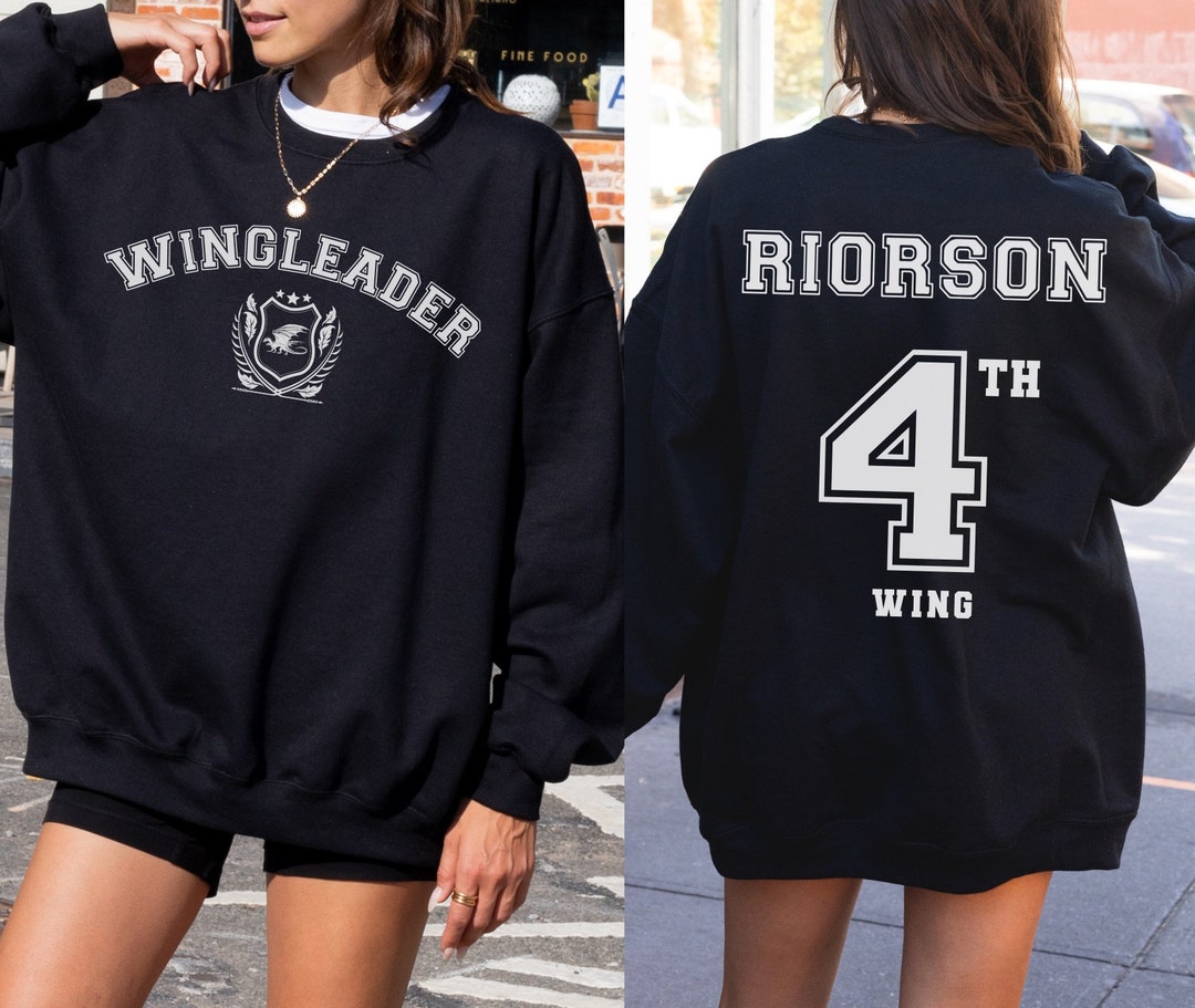 Wing Leader Xaden Riorson Sweatshirt Officially Licensed Fourth Wing ...