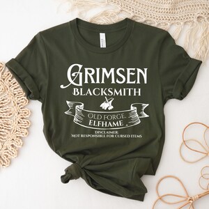 The Cruel Prince Grimsen Blacksmith T- Shirt, Elfhame FOTA Holly Black ...