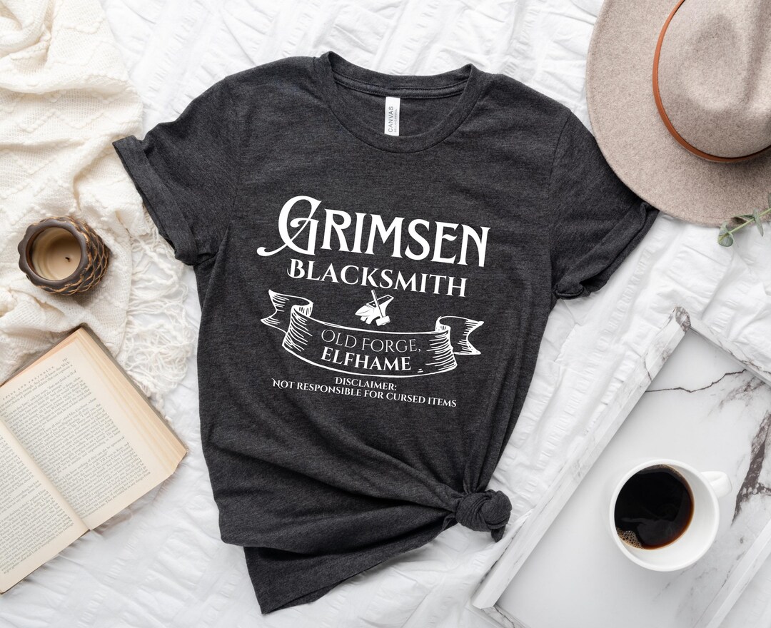The Cruel Prince Grimsen Blacksmith T- Shirt, Elfhame FOTA Holly Black ...