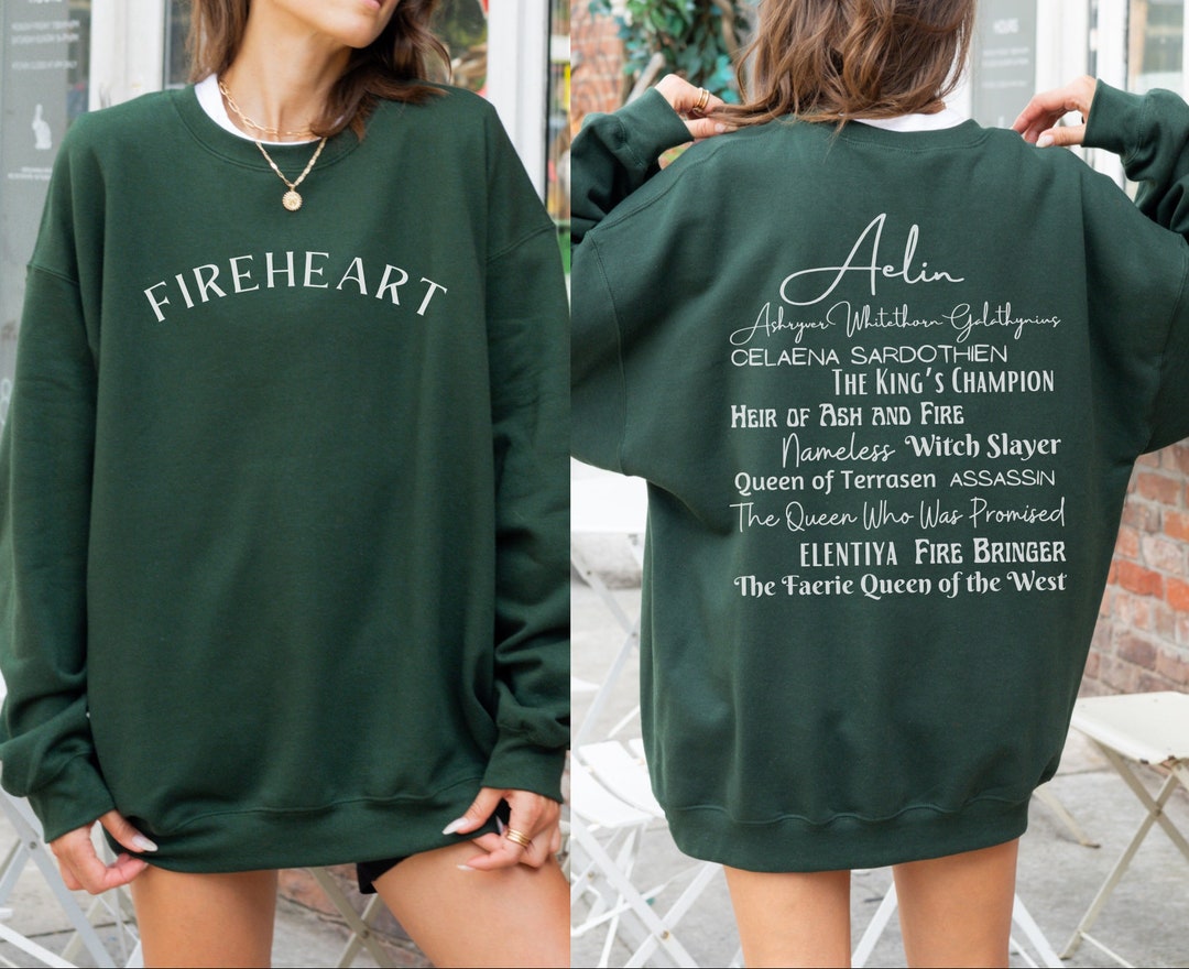 Aelin’s Alias Shirt, Officially Licensed Throne of Glass, Fireheart ...