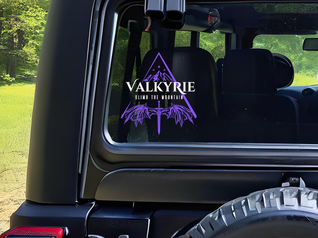 Valkyrie ACOTAR Car Decal, UV 3D Sticker, Officially Licensed Sarah J ...