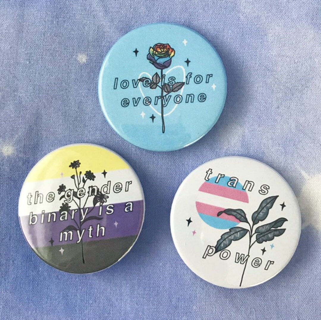 Lgbtqia+ Pride Badges - Etsy