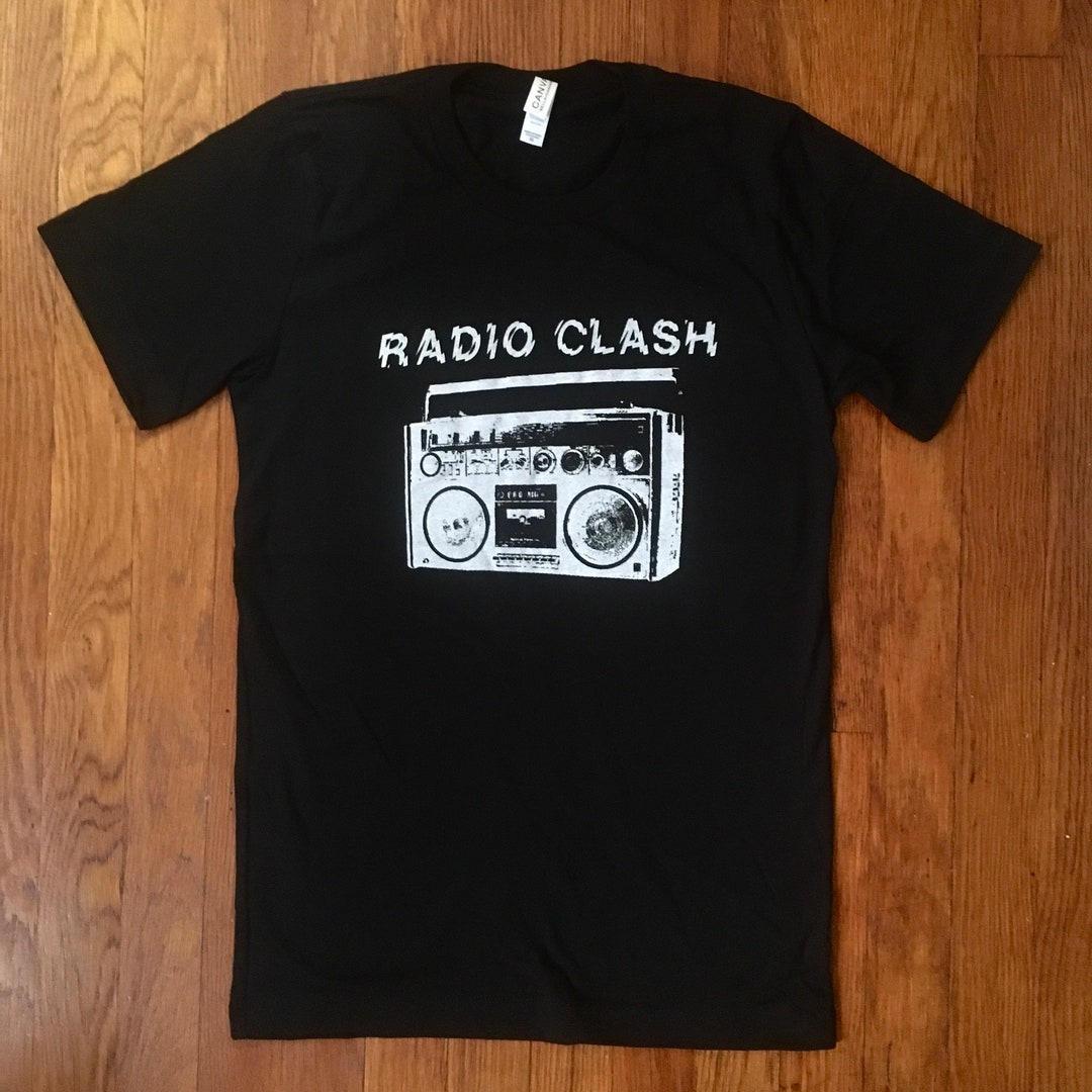 Radio Clash Boombox T-shirt Unisex UK Punk Rock Retro Style Shirt ...