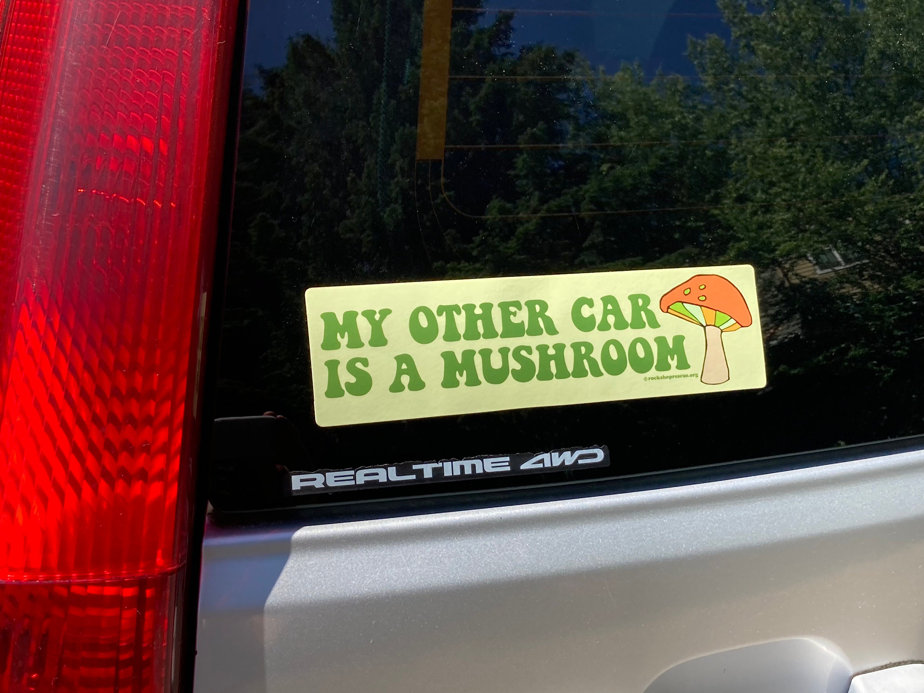 My Other Car is A Mushroom BUMPER STICKER 9.25x2.5 Vinyl Waterproof ...