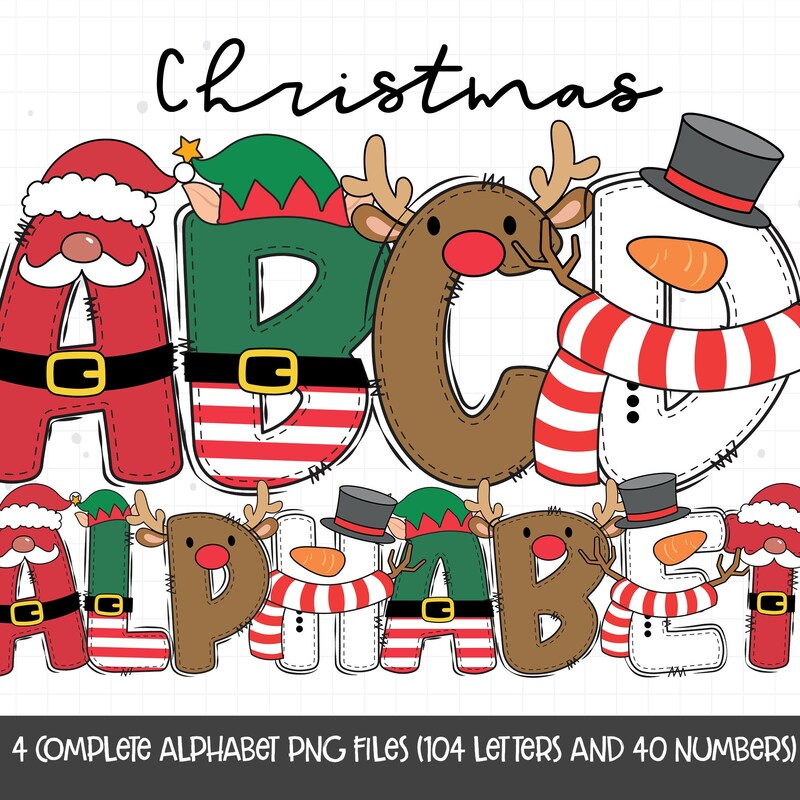 Christmas Doodle - Etsy