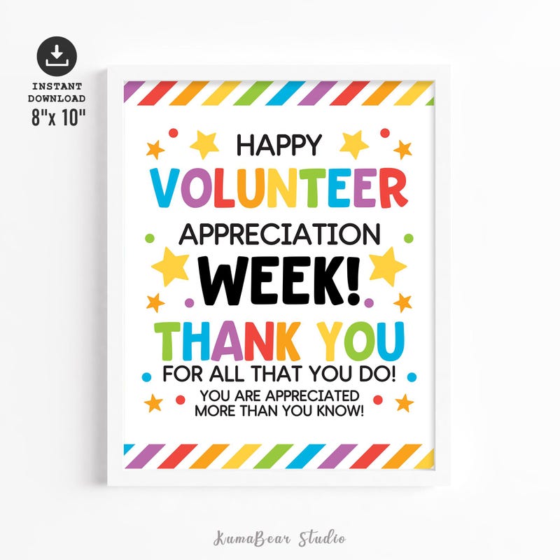 Volunteers Poster - Etsy UK