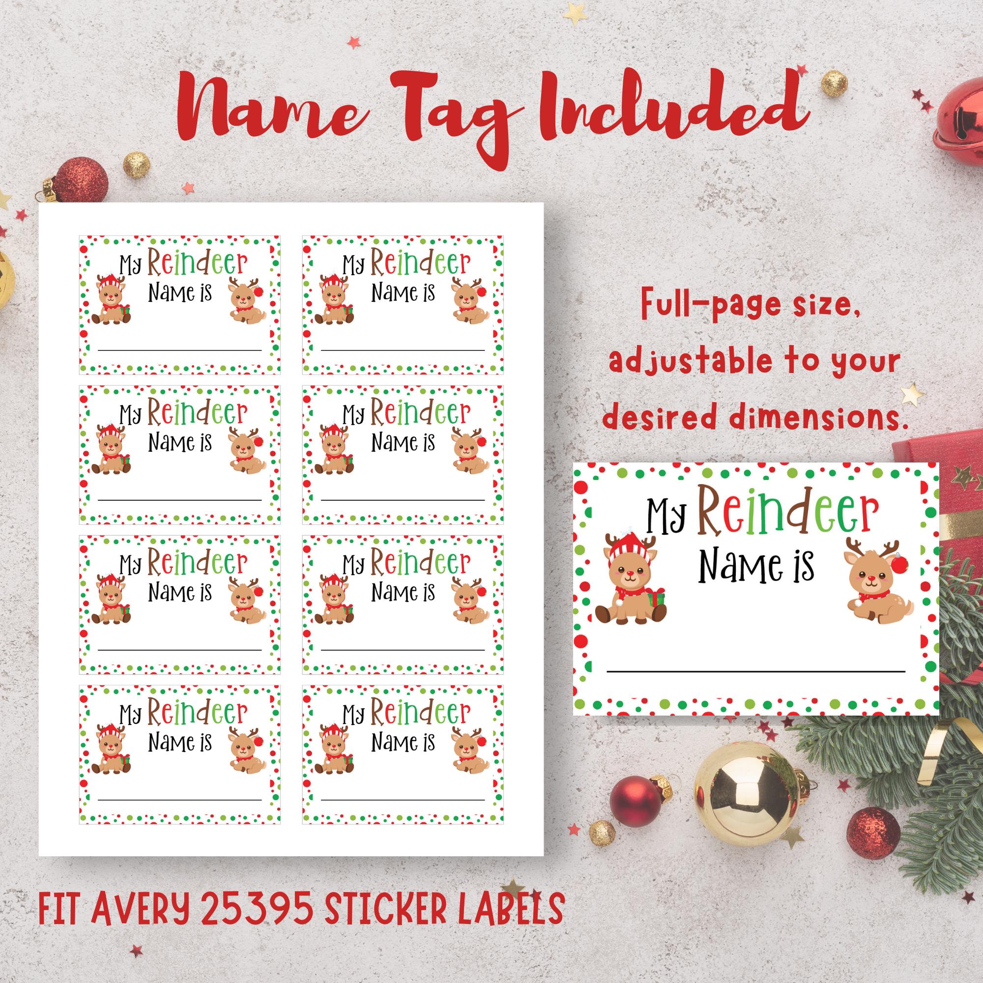 Christmas Printable Games, What’s Your Reindeer Name Generator Game for ...
