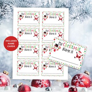 What's Your Christmas Name Game Christmas Party Game Printable ...