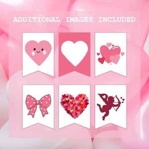 Printable Valentine's Day Decor, Valentines Day Banner Printable ...