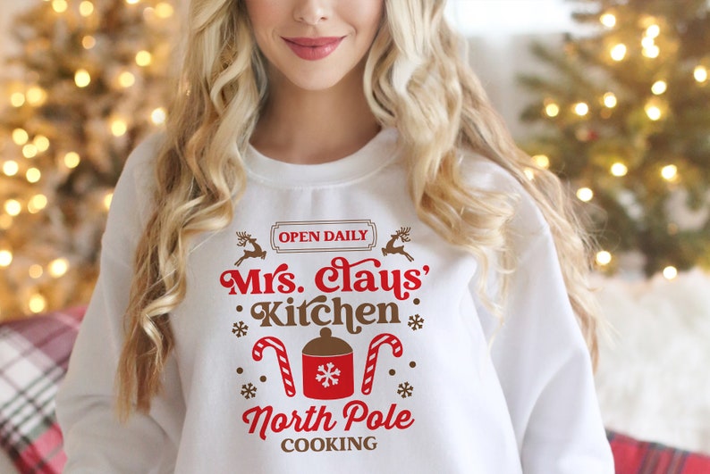 Mrs. Claus SVG Mrs Claus Bakery Svg Christmas Bakery Svg - Etsy