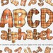 Fall Alphabet Letters Bundle PNG Files, Fall Sublimation Clipart ...
