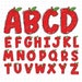 School Doodle Alphabet Bundle, School PNG Letters, Numbers ...