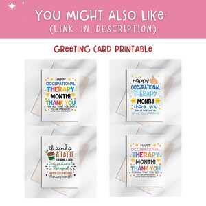 Occupational Therapy Month Banner Printable, Happy OT Month Banner ...