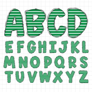 Summer Doodle Alphabet Letters PNG Sublimation, Summer Doodle Letters ...