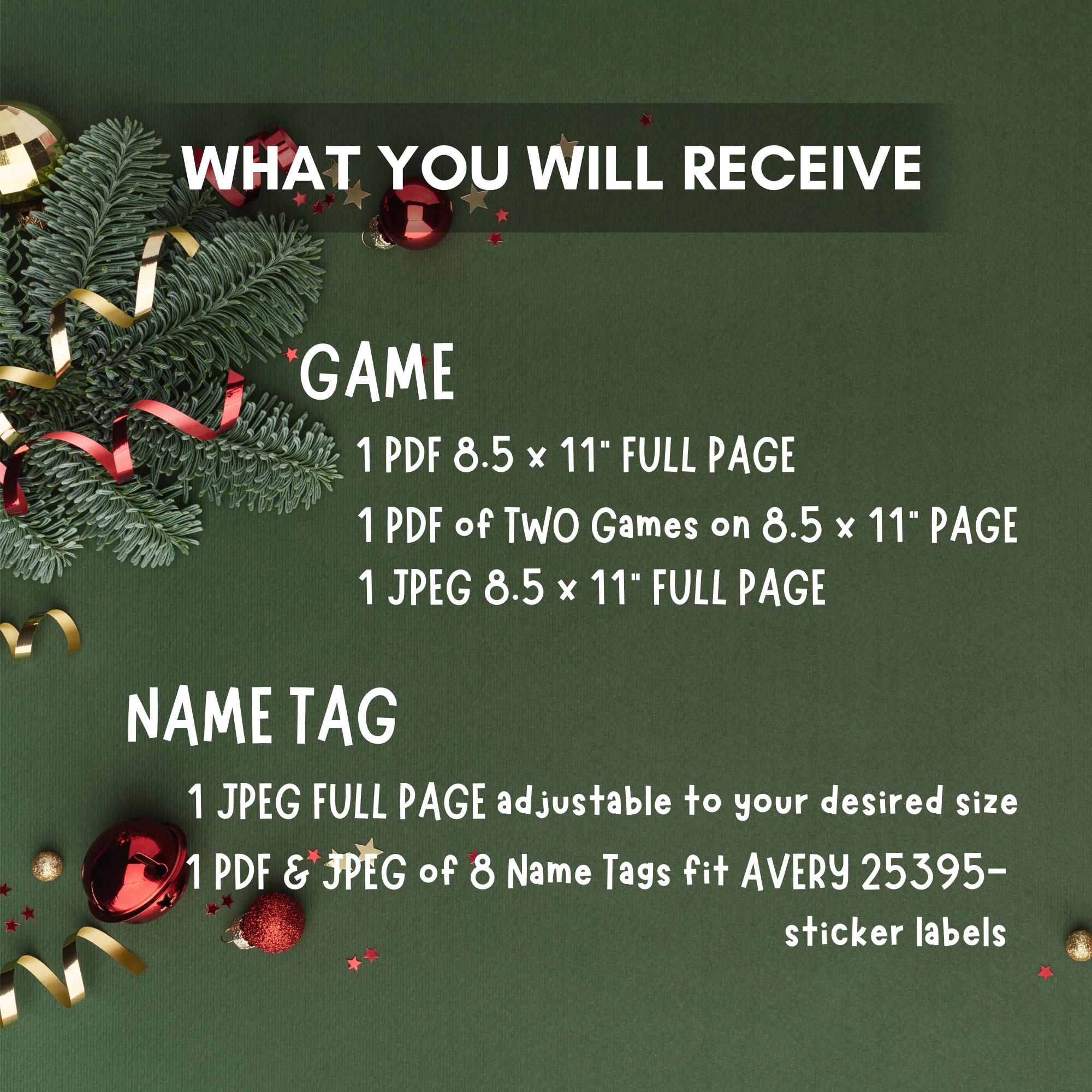 Christmas Printable Games, What’s Your Reindeer Name Generator Game for ...