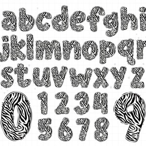 Safari Animals Skin Alphabet PNG, Alphabet Sublimation, Alphabet ...