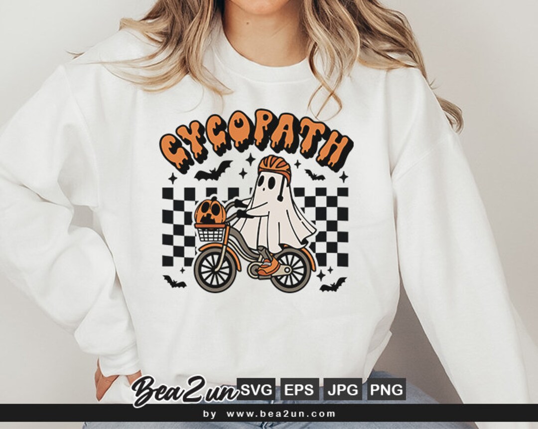 Halloween Sublimation, Cycopath PNG SVG, Trendy Halloween Png, Retro ...