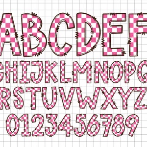 School Doodle Alphabet Bundle, Teacher Alphabet PNG, School PNG, School ...