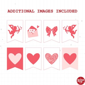 Printable Banner Valentine's Day Decor, Valentine Banner Printable ...