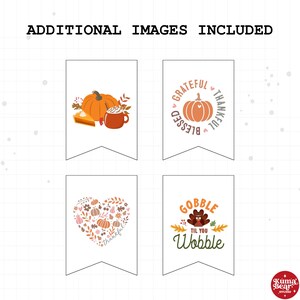 Printable Banner Thanksgiving Decor, Friendsgiving Banner Thankful ...