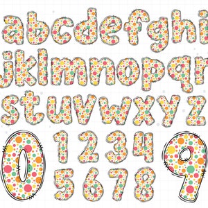 Citrus Alphabet PNG, Fun Color, Bright Color Alphabet Letters PNG ...