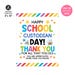 School Custodian Day Sign Printable - Thank You Poster for Custodian ...