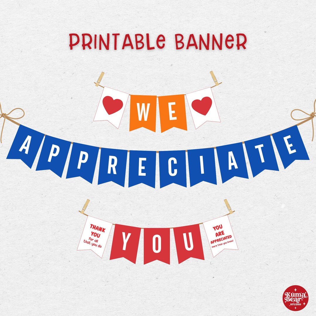 Appreciation Banner Printable, Administrative Professionals Day ...