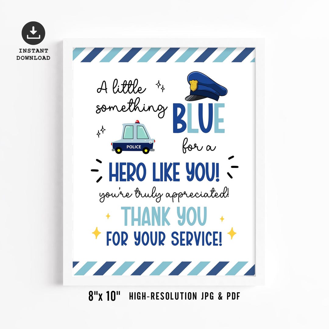 School Resource Officer Appreciation Day Sign, SRO Day Decor, Something ...