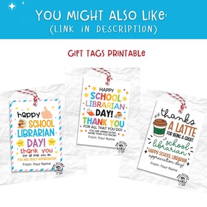 School Librarian Day Sign Printable, Thank You School Librarians ...