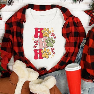 Ho Ho Ho Dog Paws Png, Christmas Dog Png, Merry Christmas Paws, Paw ...
