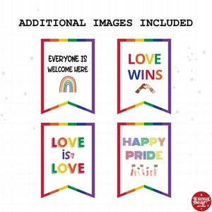 Pride Month Banner Printable Digital, Happy Pride Month Decor, Pride ...