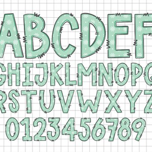 Pastel Alphabet PNG Alphabet Sublimation Alphabet Letters - Etsy