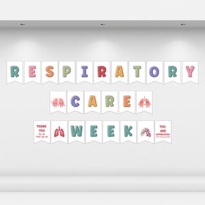Respiratory Care Printable Banner Respiratory Care Week Decor ...
