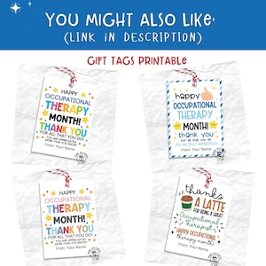 Occupational Therapy Month Sign Printable, OT Month Printable Sign ...