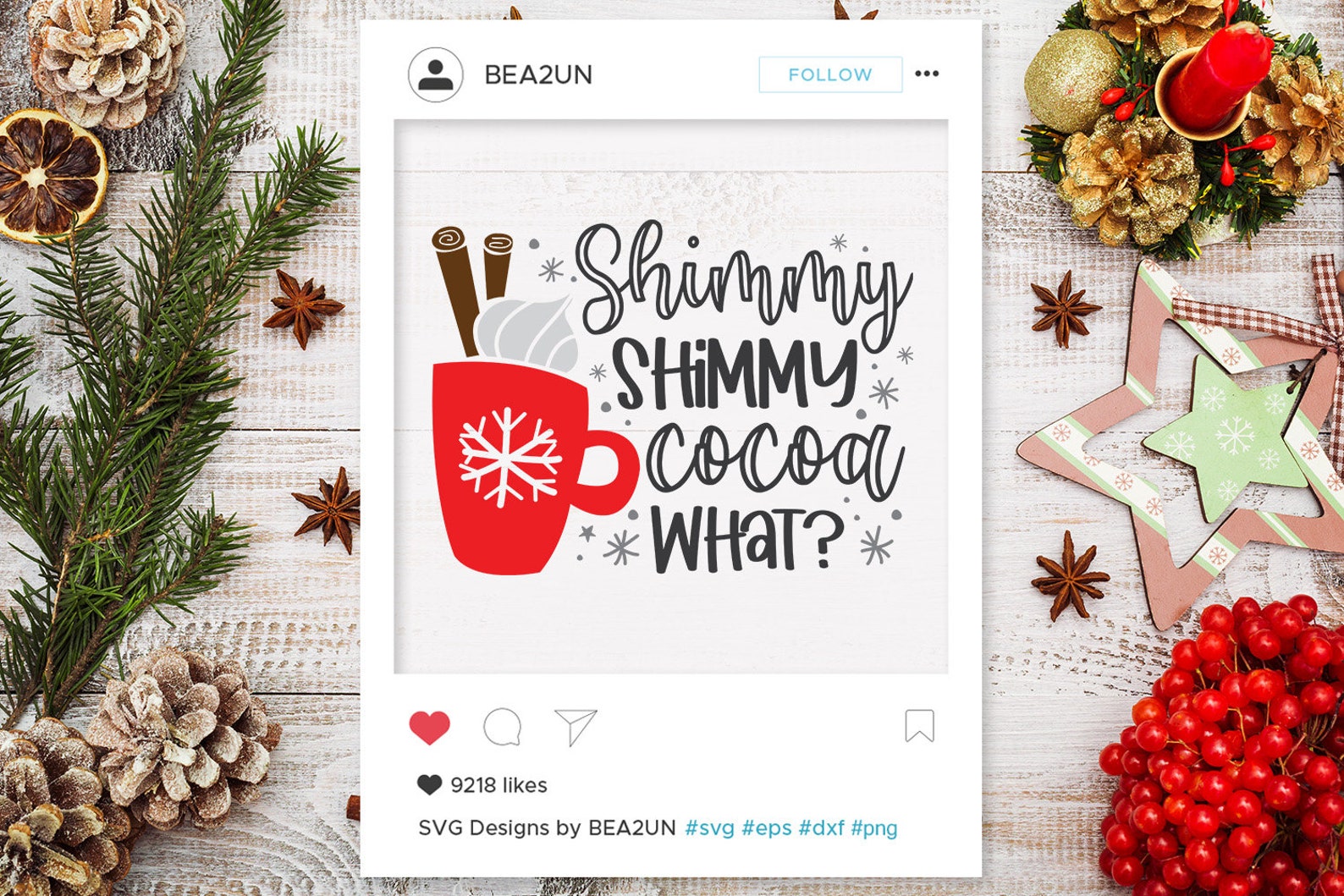 Shimmy Shimmy Cocoa What Svg, Hot Chocolate Svg, Christmas Quotes Svg ...