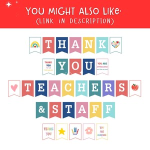 Teacher Appreciation Banner Printable, Happy Teacher Appreciation Week ...