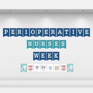 Perioperative Nurse Week Printable Banner, OR Nurse Appreciation Banner ...