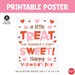 Valentine Teacher Staff Treat Table Sign, Appreciation Poster Printable ...