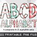 Watermelon Doodle Alphabet PNG Bundle Summer PNG Letters - Etsy