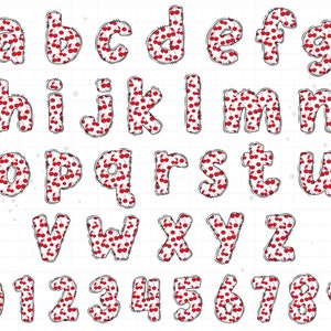 Summer Cherry Alphabet PNG, Cherries Alphabet Sublimation, Summer ...